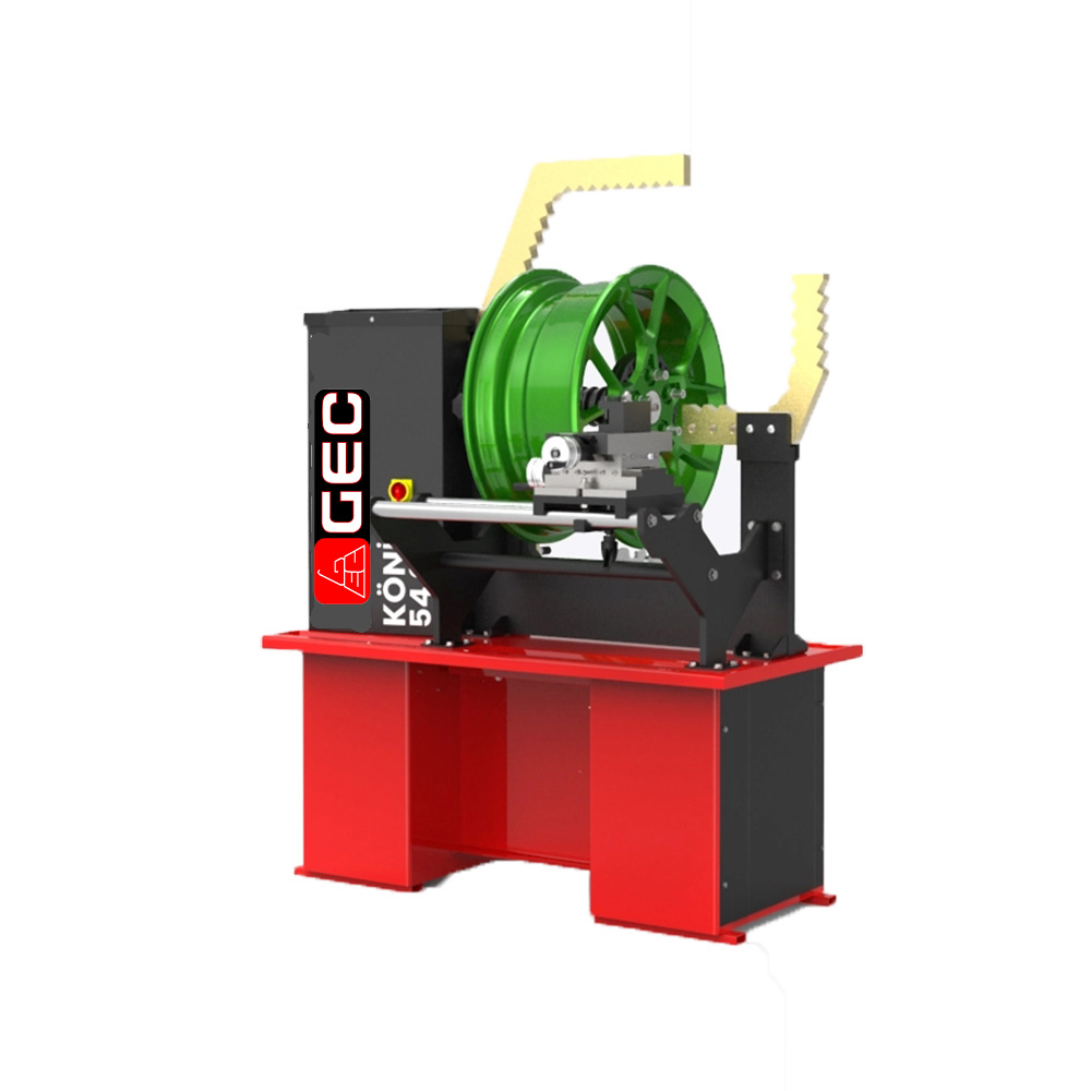 GEC KONIG 54 Turkish Rim Straightener & Lathe Machine (10-24")